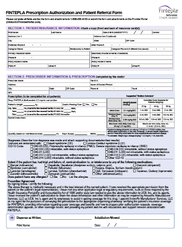 FINTEPLA® Prescriber Resources | FINTEPLA (fenfluramine) oral solution